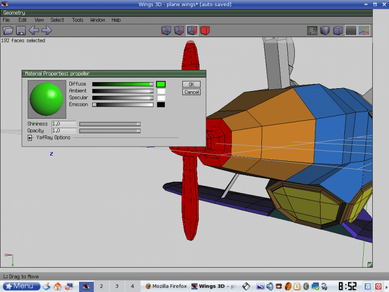 Wings 3D and the GIMP: UV Mapping and Texturing the Airplane - Open ...