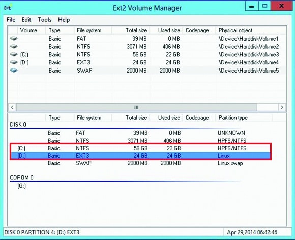 Accessing Linux Data Partitions from Windows - Open Source For You