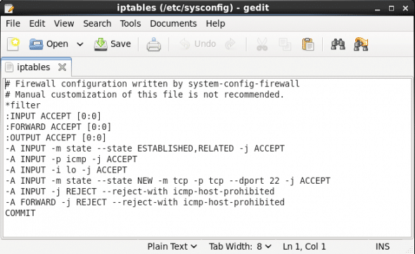 iptables: The Default Linux Firewall