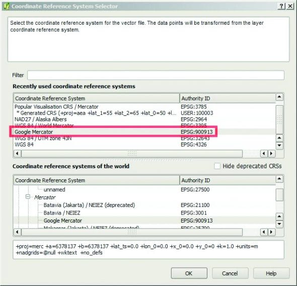 Assigning Map Projections in QGIS
