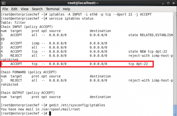 iptables: The Default Linux Firewall