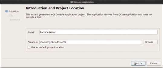 Qt5: Console Applications and Networking