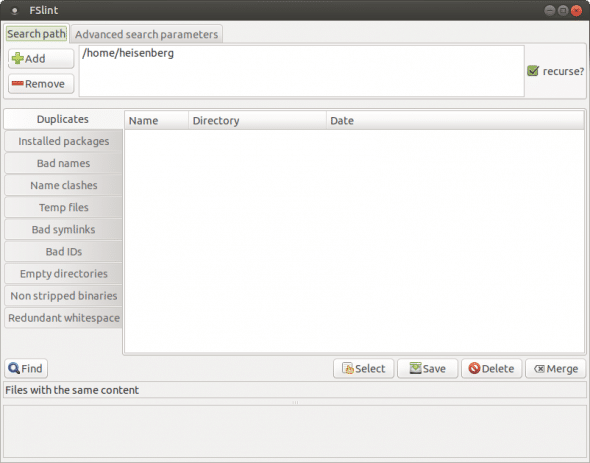 FSlint: A Laundromat for File Systems