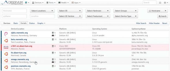 Observium The Tireless Network Monitor