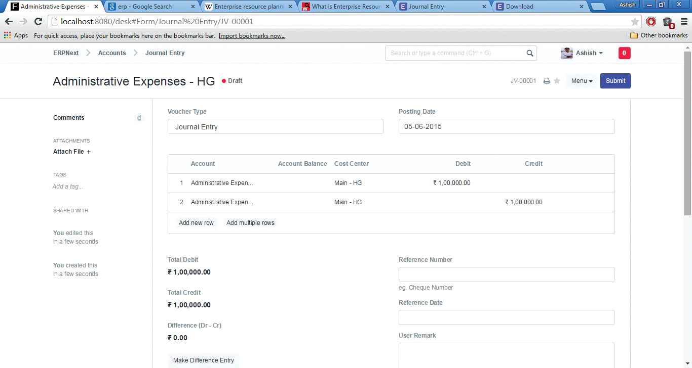 ERPNext: An Open Source ERP for Entrepreneurs