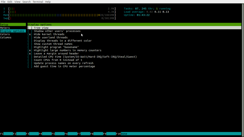 Htop: System Monitoring for Linux