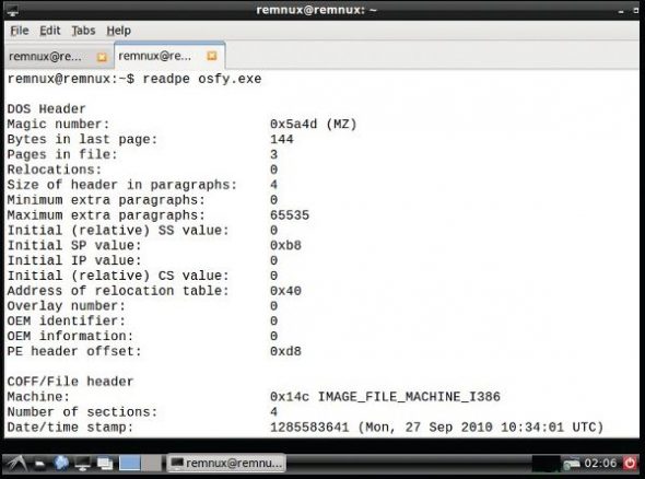 Malware Analysis Using REMnux