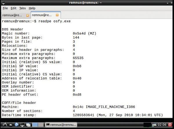 Malware Analysis Using REMnux