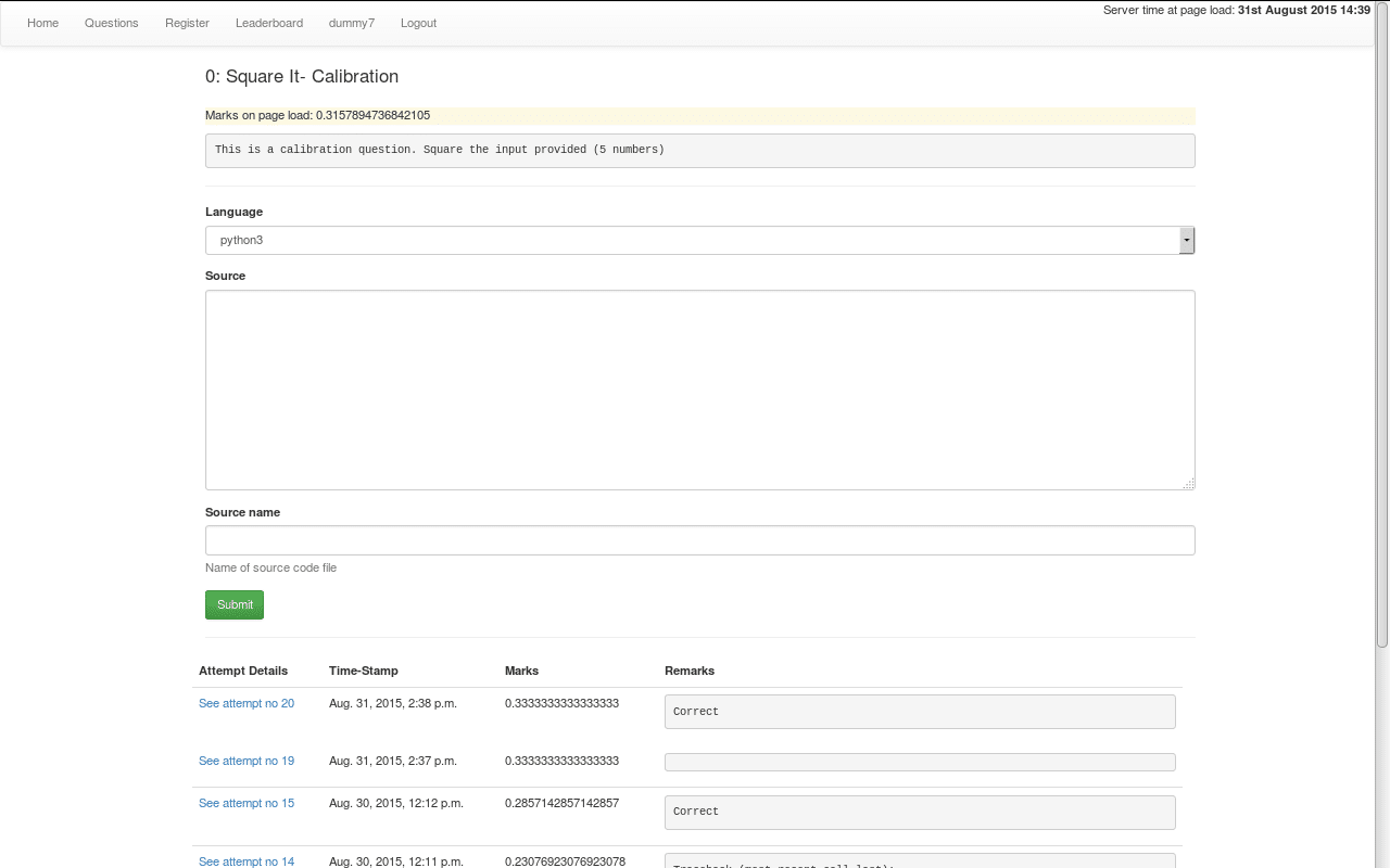 Openjudge: An Online Judge for Offline Programming Contests