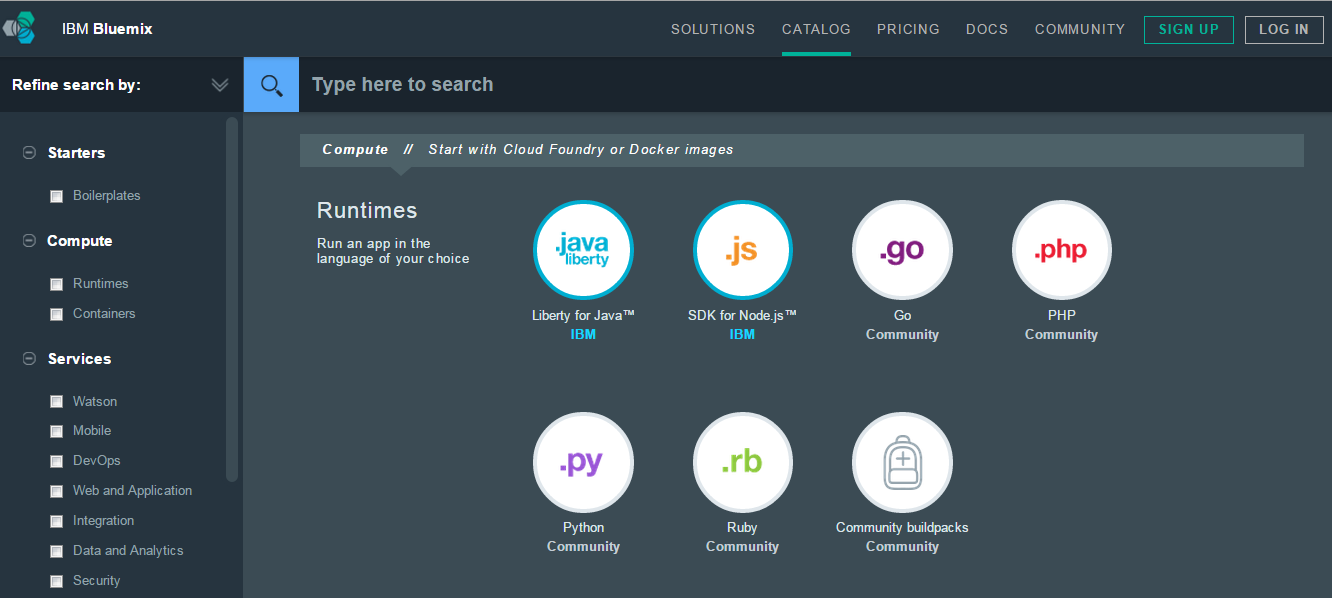 Creating Apps on Live Cloud Platforms: IBM Bluemix and Red Hat OpenShift