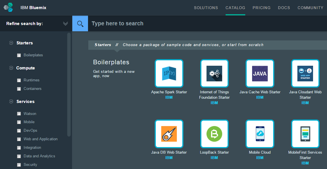 Creating Apps on Live Cloud Platforms: IBM Bluemix and Red Hat OpenShift