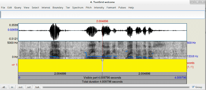 Speech Signal Analysis Using Praat