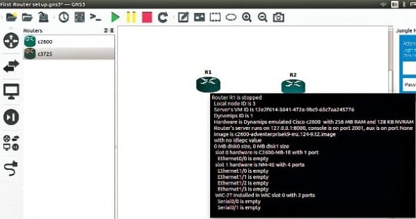 The Basics of Graphic Network Simulator 3 (GNS3)