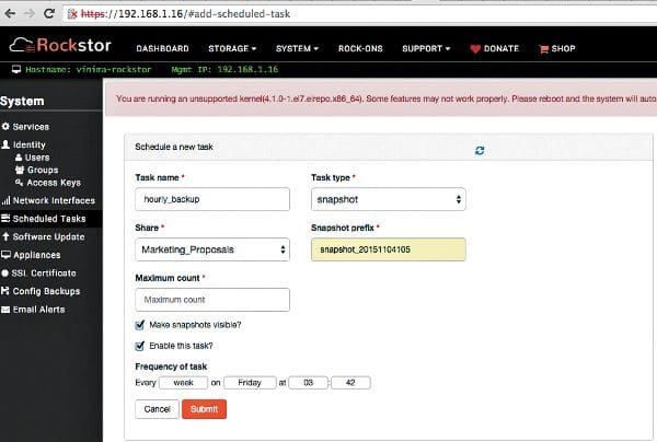 Rockstor The Rockstar among NAS Solutions