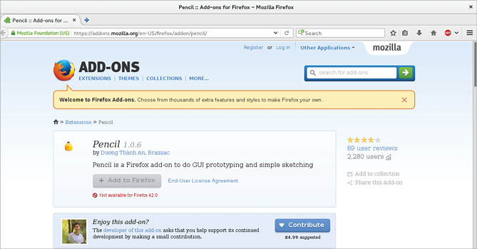 Evolus Pencil A Gui Prototyping Tool For All Platforms