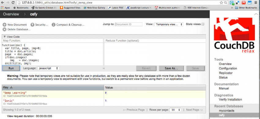 Apache CouchDB: It s Time to Relax