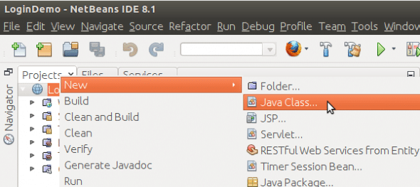 Developing web applications using NetBeans