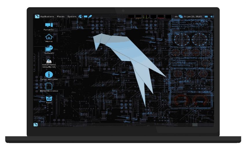 Parrot Security 3.2 (CyberSloop) goes official with Linux 4.7 - Open Source For You