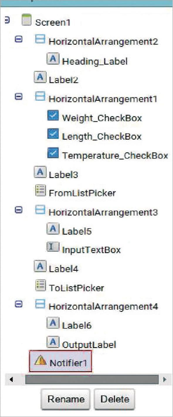 Building a unit conversion Android app in app inventor 2