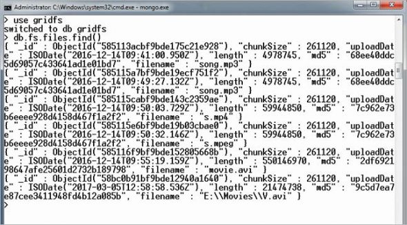 Processing Big Data Using Mongodb Gridfs Open Source For You