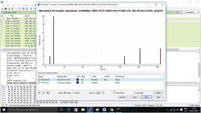 Visualising response time of a web server using Wireshark - Open Source For You