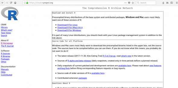 Get Familiar with the Basics of R - open source for you