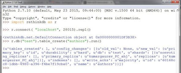 RethinkDB: A NoSQL Database for Real-Time Applications