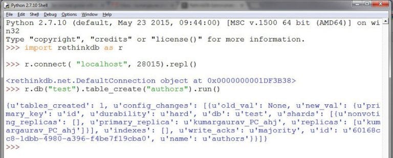 RethinkDB: A NoSQL Database for Real-Time Applications