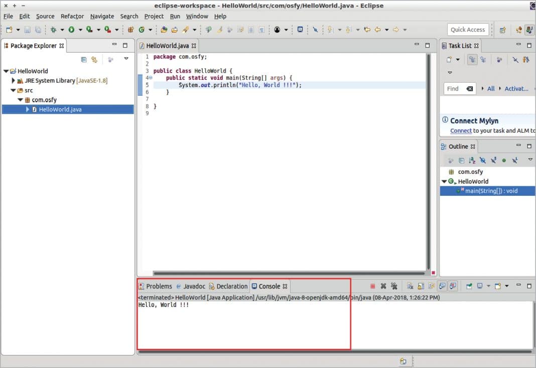 Using Eclipse with Java to Develop Software Applications