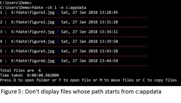 Search file and create backup according creation or modification date