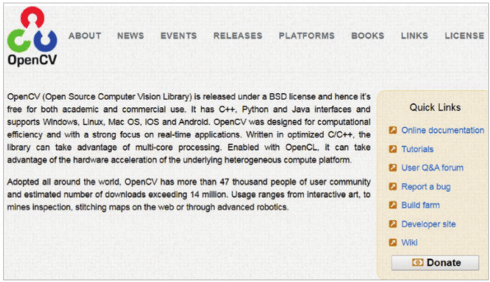 Using OpenCV for ML in Real-time Computer Vision and Image Processing