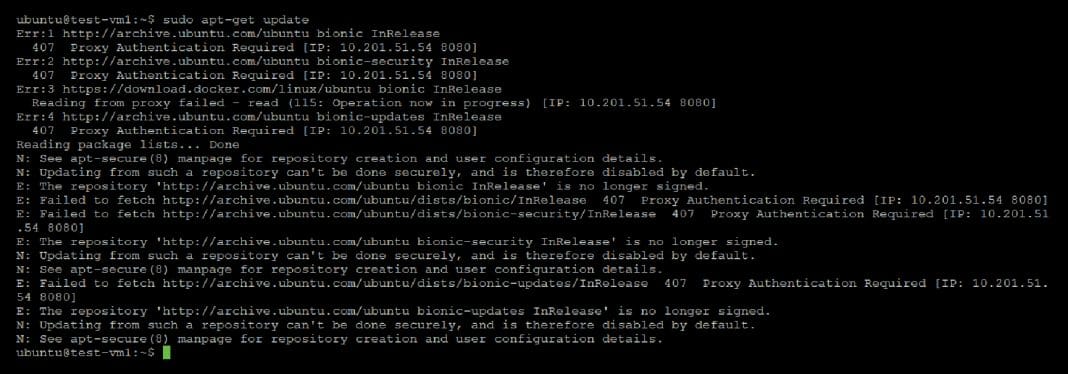 Setting up a Proxy for Docker Containers in Linux Machines
