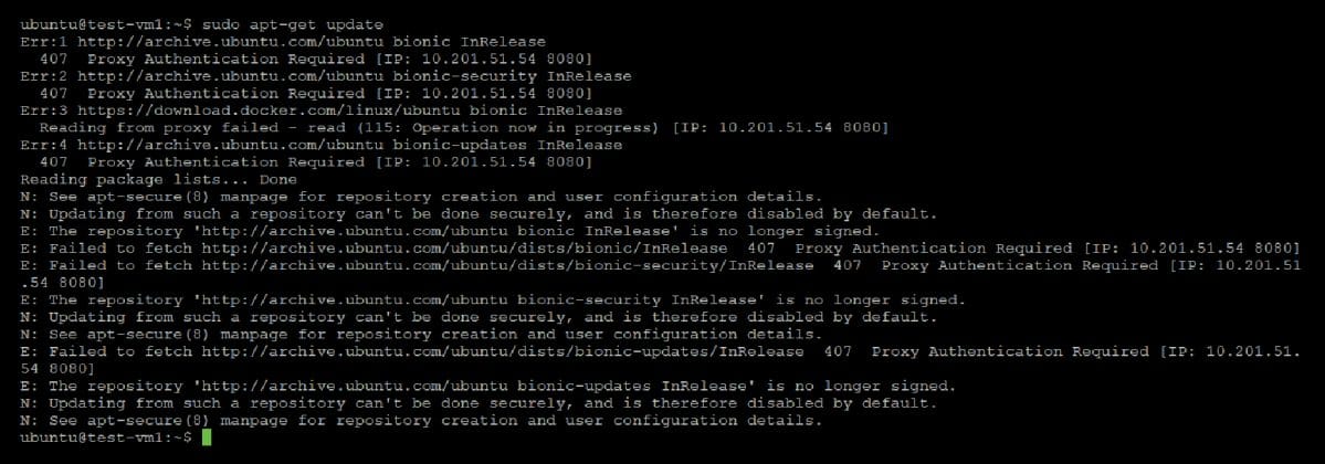 Setting up a Proxy for Docker Containers in Linux Machines