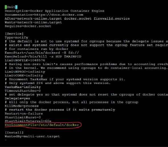 Setting up a Proxy for Docker Containers in Linux Machines