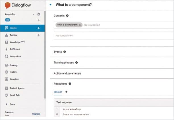 Building a Chatbot in Angular Using Dialogflow - open source for you