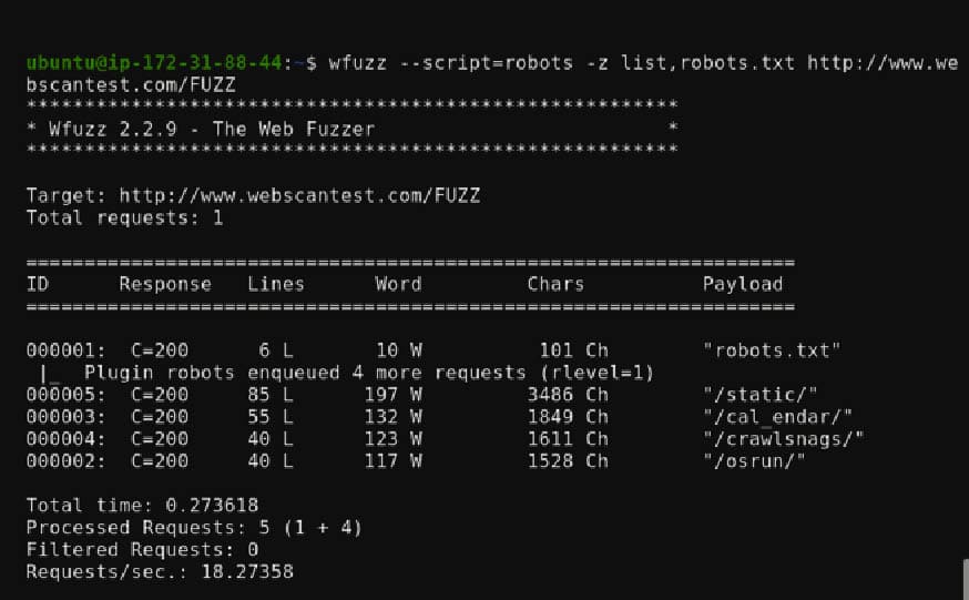 Wfuzz: Protect Your Web Application by Finding the Faults In It