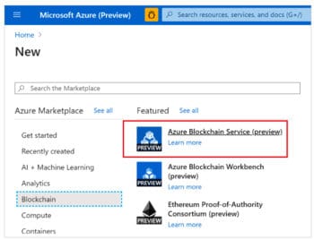 An Introduction to Microsoft’s Azure Blockchain Service