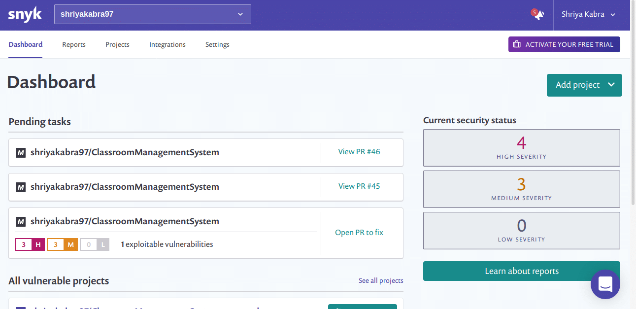 Devsecops Static Application Security Testing Using Snyk And Sonarqube