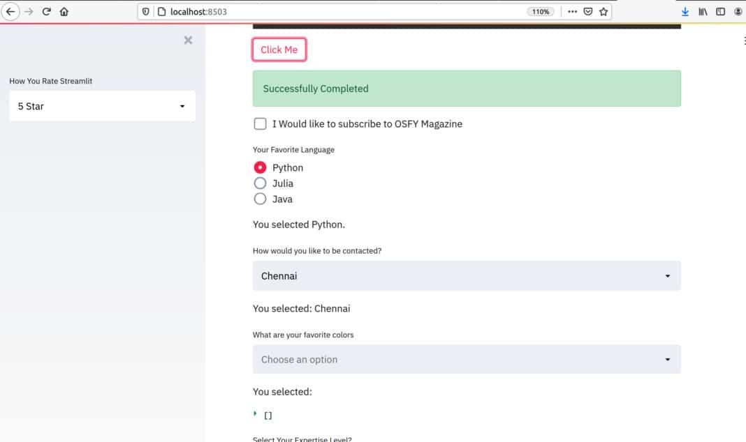 Streamlit: Build a UI in a Jiffy with this Python Library