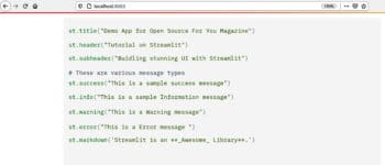 Streamlit: Build a UI in a Jiffy with this Python Library