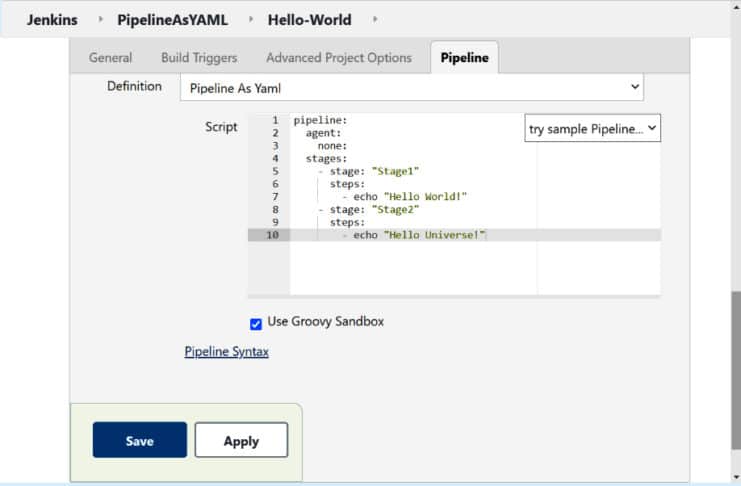 Working with Jenkins Pipelines