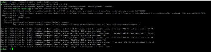 Online Anonymity with Tor