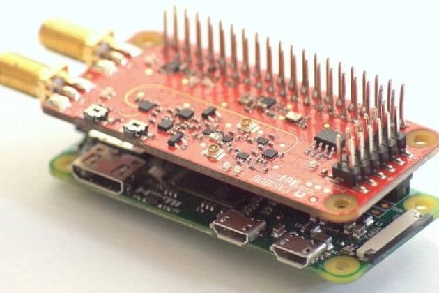 CaribouLite OpenSource SDR Raspberry Pi HAT tunes up to 6 GHz