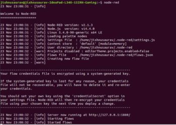 Installing and Using Node-RED on Ubuntu