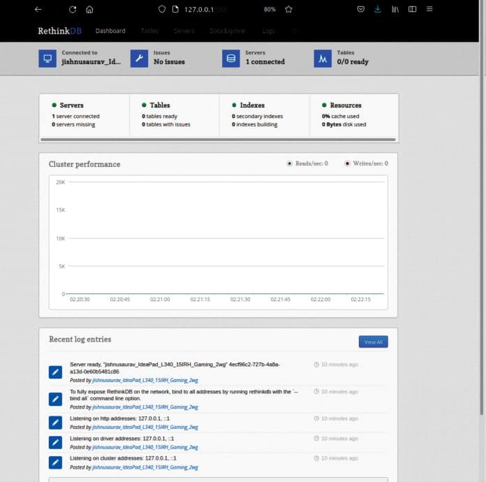 Installing and Using RethinkDB on Ubuntu