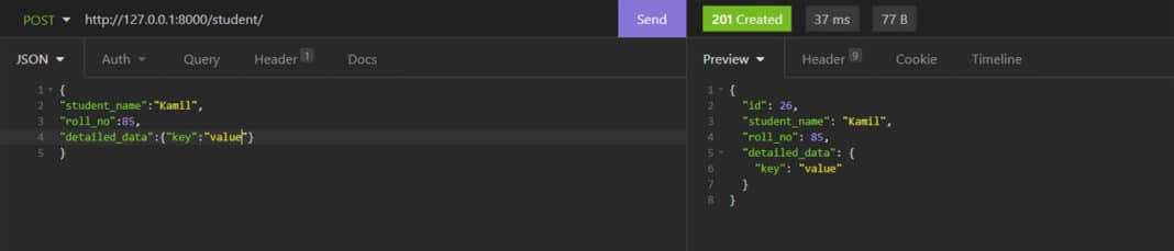 Carry Out JSONField Schema Validation Using JSON Models