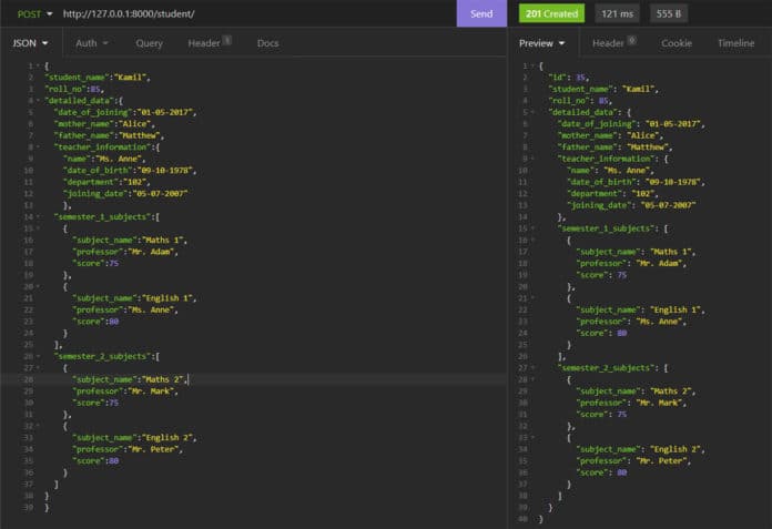 Carry Out JSONField Schema Validation Using JSON Models