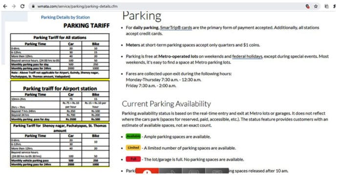 Build a Smart Parking System for a Metro Station