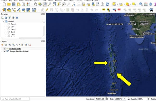 Using Machine Learning to Identify Reefs in the Ocean