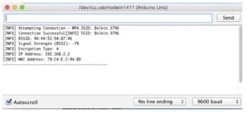 Connecting Arduino to the Internet